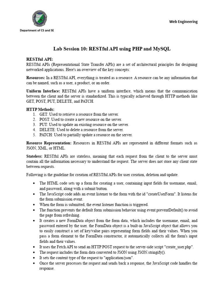 Labsession 10 Webengineering | PDF | World Wide Web | Internet & Web