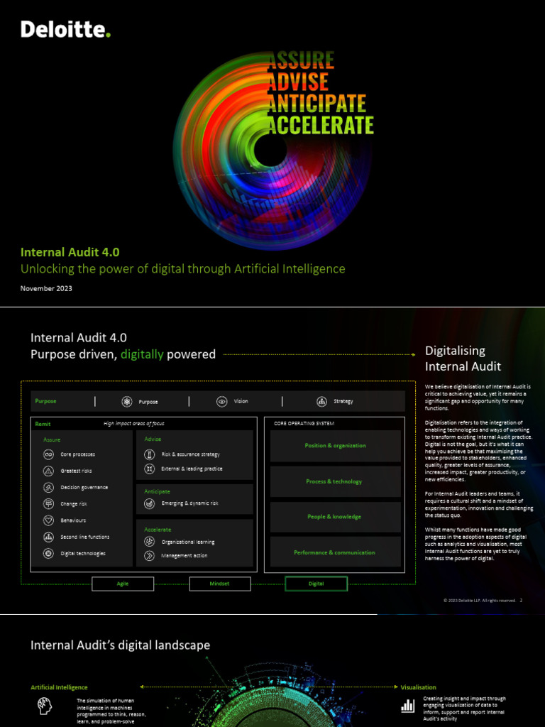 Deloitte_Internal_Audit_4_0 | Download Free PDF | Machine Learning ...