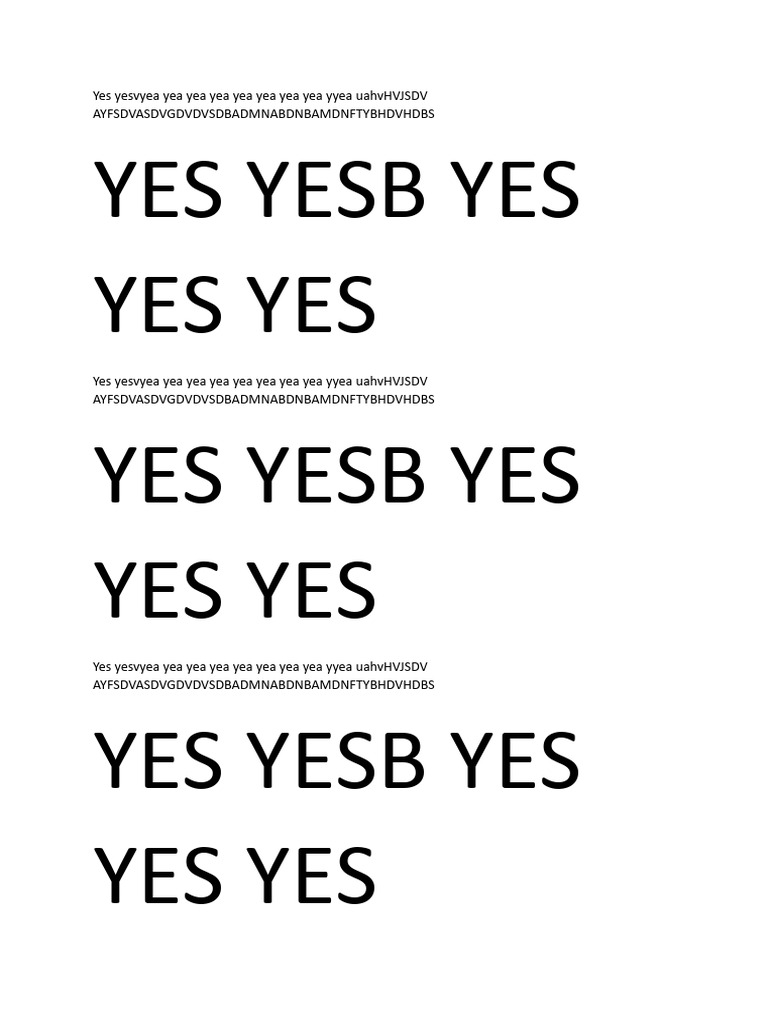 Yesb Repeated Affirmations | PDF | Cooking, Food & Wine | Language Arts ...