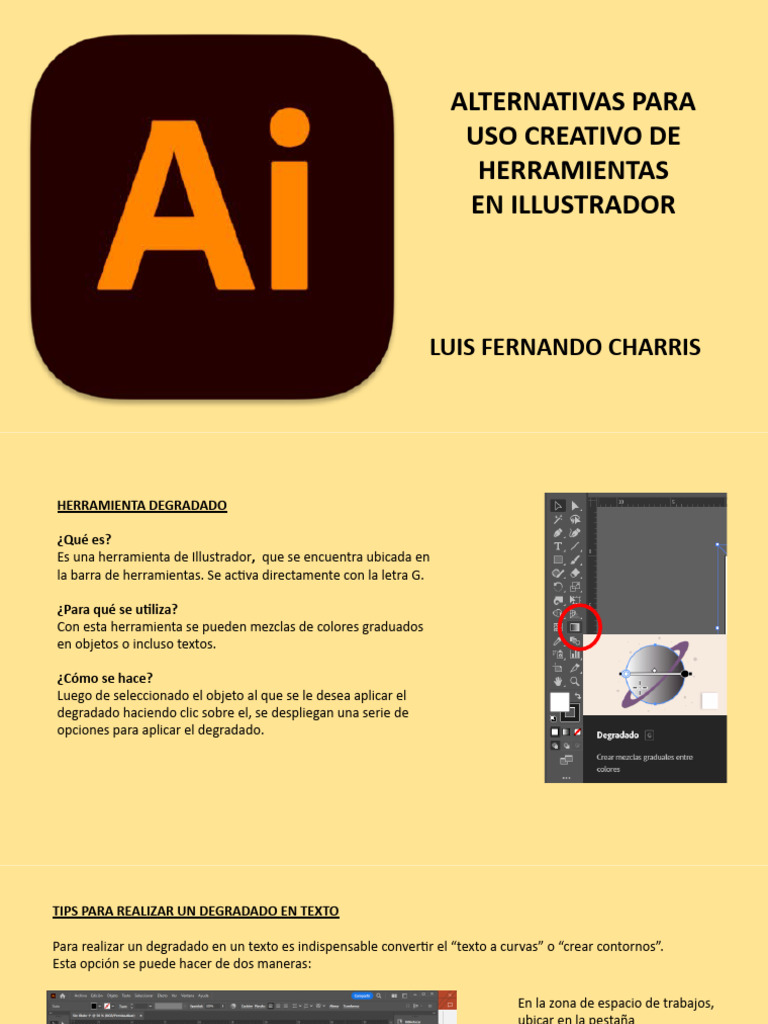 Tips De Herramientas Para Utilizar En Adobe Ilustrador Pdf