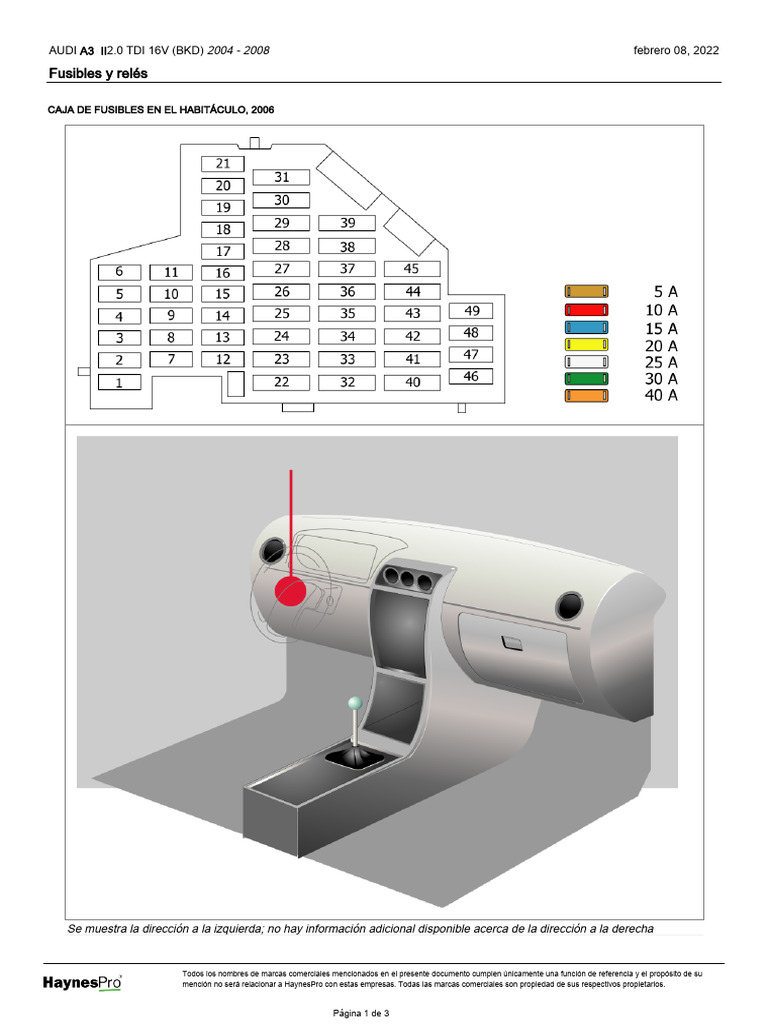 Audi A3 8p Esquema Elevalunas | PDF | Transmisión automática | Cambiar