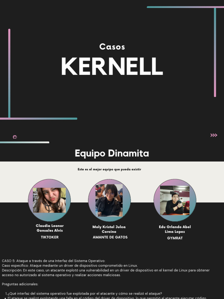 Casos Kernell | PDF | Vulnerabilidad (informática) | Sistema operativo