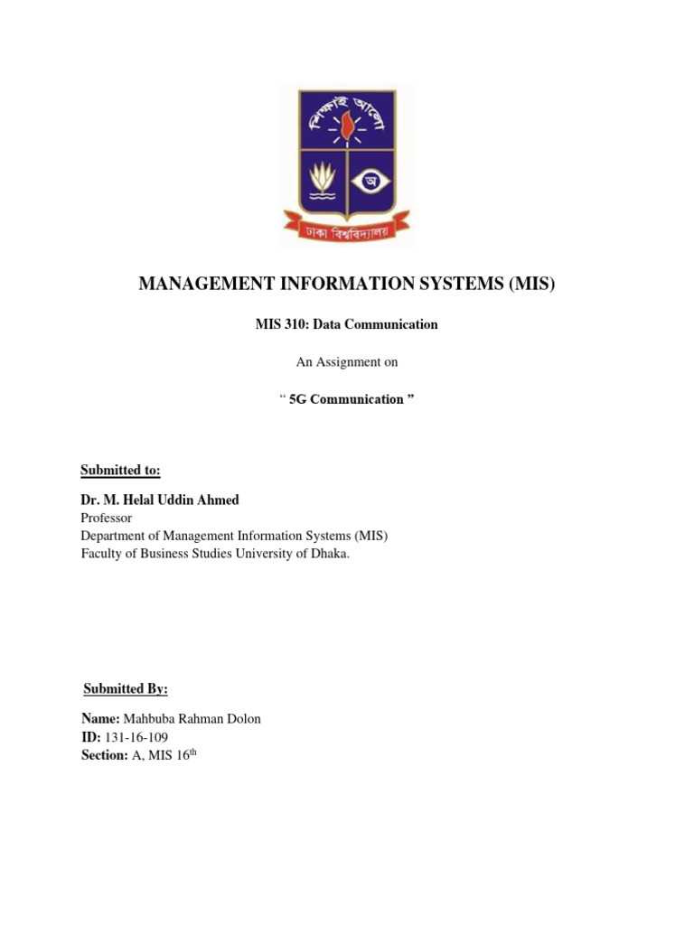 Management Information Systems (Mis) | PDF | Smart Grid | Internet Of ...