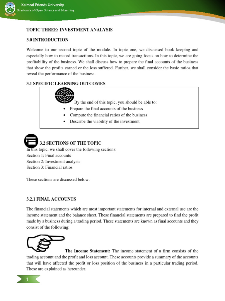 Topic 3 | PDF | Depreciation | Expense