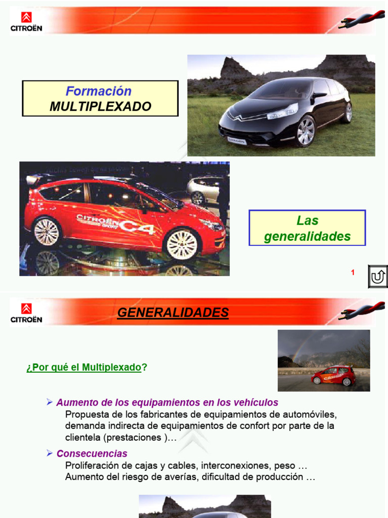 Multiplexado en Vehículos: Guía Básica | PDF | Topología de la red | Industria automotriz