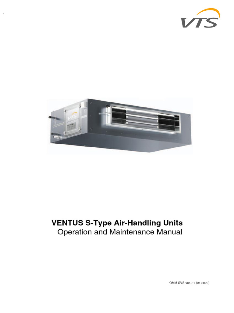 CHW CSU - INSTALLATION MANUAL - VENTUS | PDF | Manufactured Goods ...