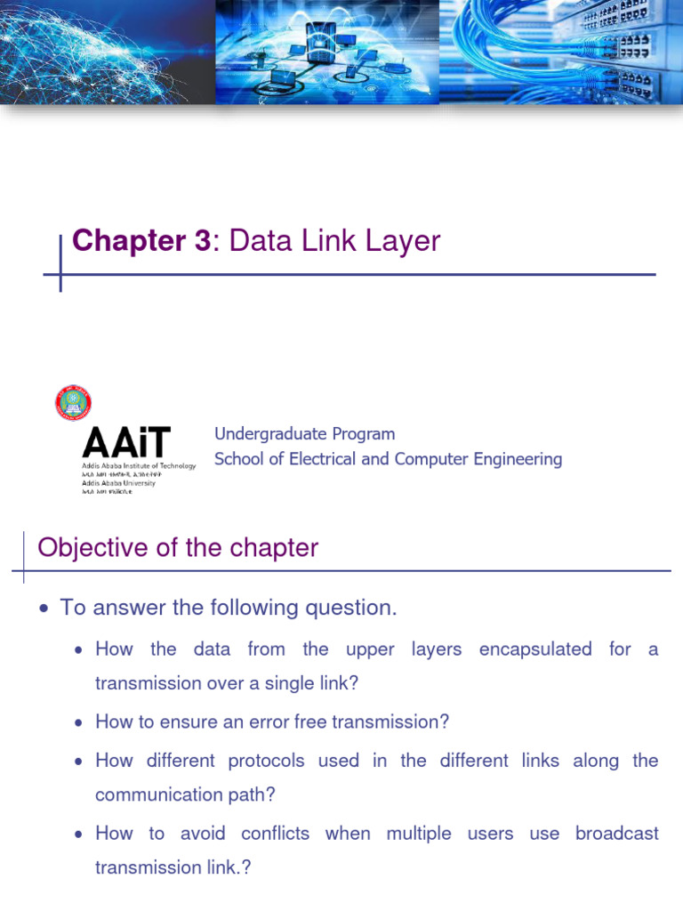 Chapter-4-Data Link Layer - 1 | PDF | Error Detection And Correction | Internet Protocols