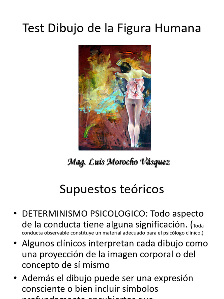 Test de Dibujo de la Figura Humana | PDF | Relaciones personales ...