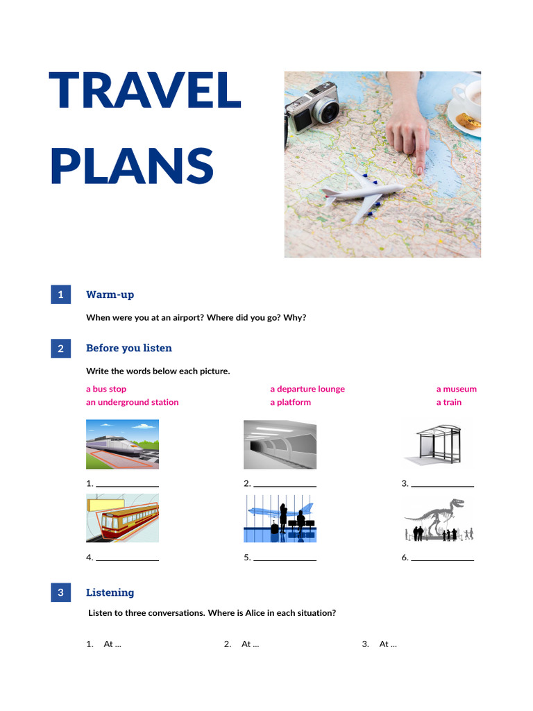 Travel Plans British English Student Ver2 | PDF | Language Mechanics ...