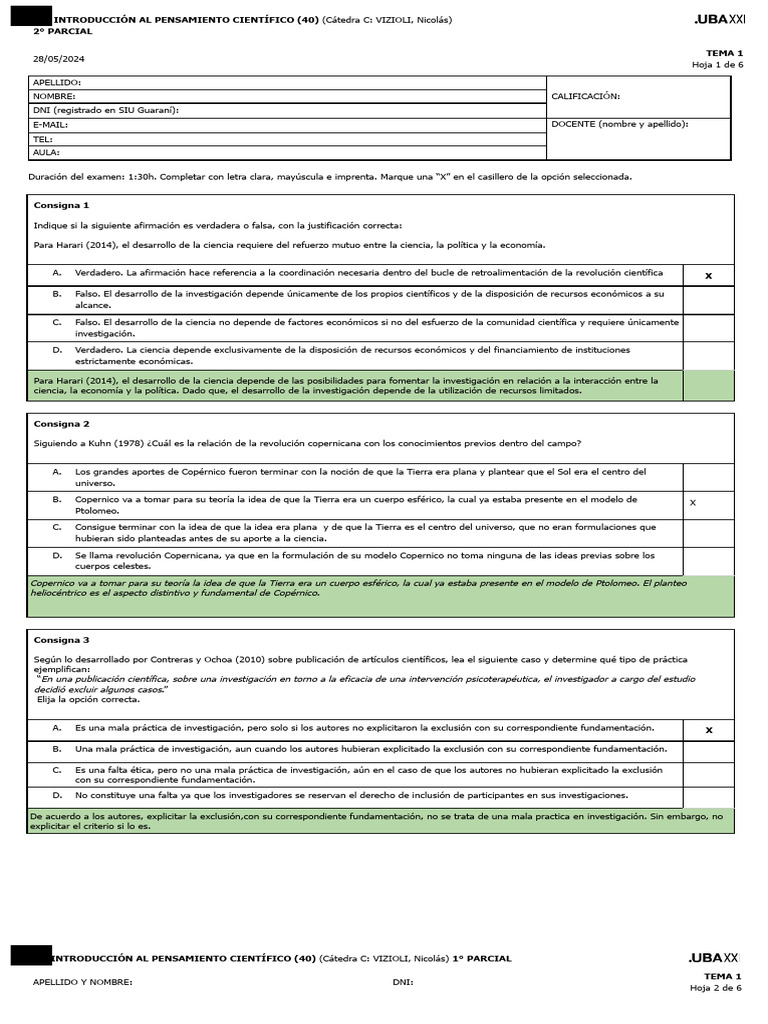 Clave Tema 3 - Parcial 2 | PDF