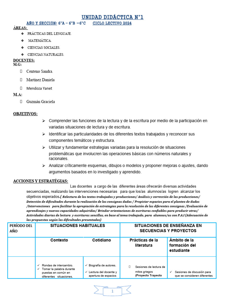 Unidad N1 | PDF | División (Matemáticas) | Evaluación