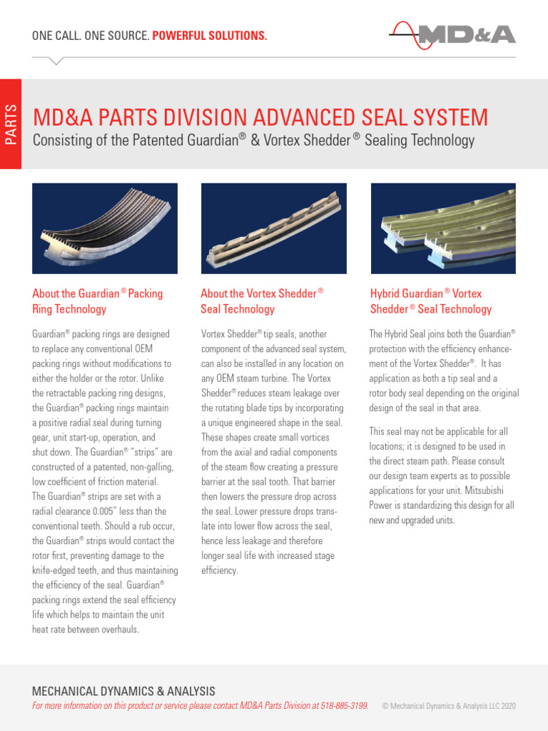 Advanced Sealing Systems Web 09 29 20 | PDF | Vortices | Turbine