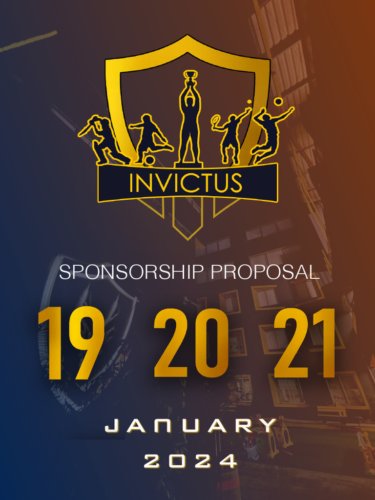 Nationwide Sponsorship for ISL Invictus 2023 | PDF | Promotion ...