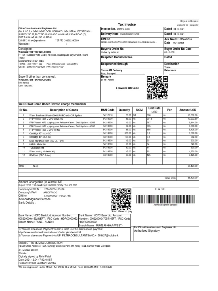 Sales Invoice 1 | PDF | Payments