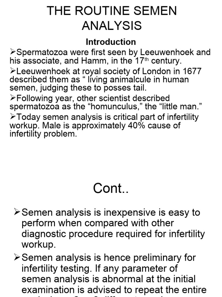 12 Seminalysis | Download Free PDF | Semen | Male Mammals