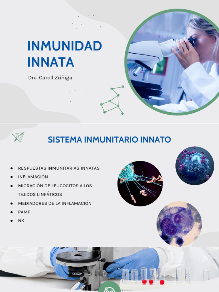 INMUNIDAD INNATA | Descargar gratis PDF | Sistema inmune innato | Inflamación