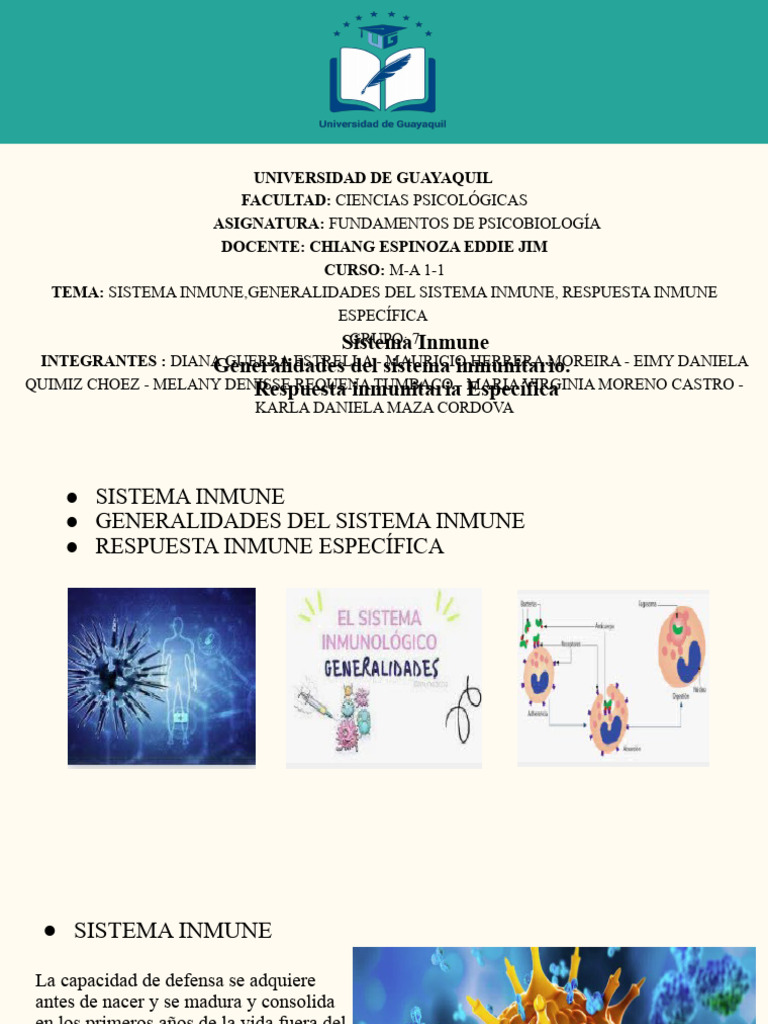 Sistema Inmunitario | PDF | Sistema inmune | Inflamación