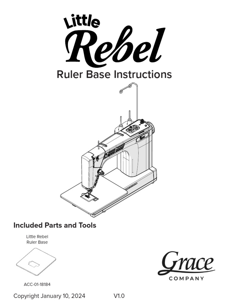 Little Rebel Ruler Base Instructions v1 | PDF | Home & Garden | Computers
