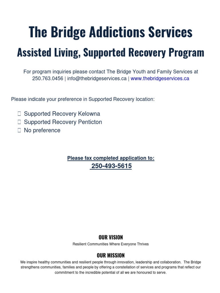 1F12-001 Supported Recovery Housing Application - Edition 24 - Edit ...
