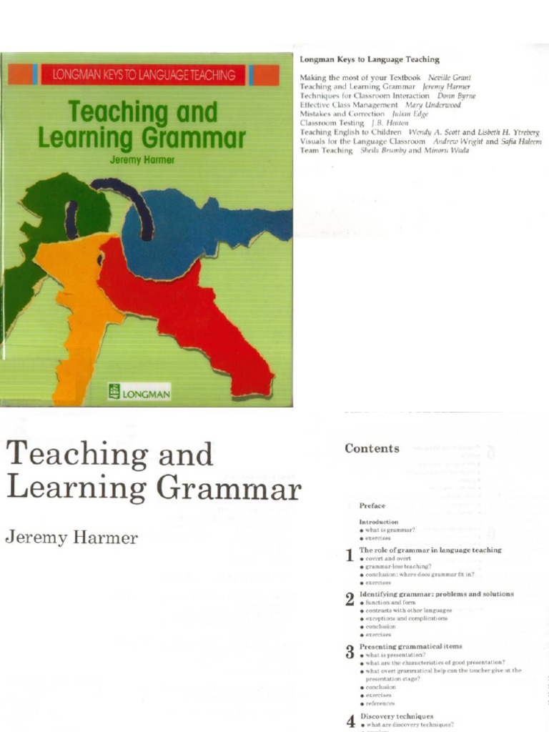 'Teaching and Learning Grammar' - Harmer Jeremy | PDF