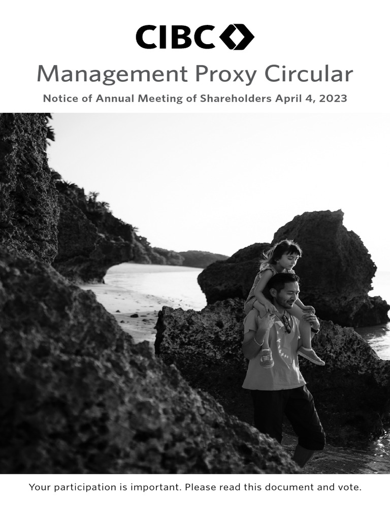 Management Proxy Circular 2023 en | PDF | Proxy Voting | Stocks
