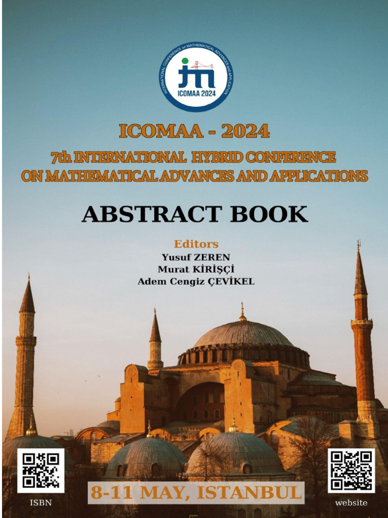 Icomaa 2024 Abstract Book | PDF | Equations | Differential Equations