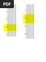 2024 Leave Schedule and Dates | PDF