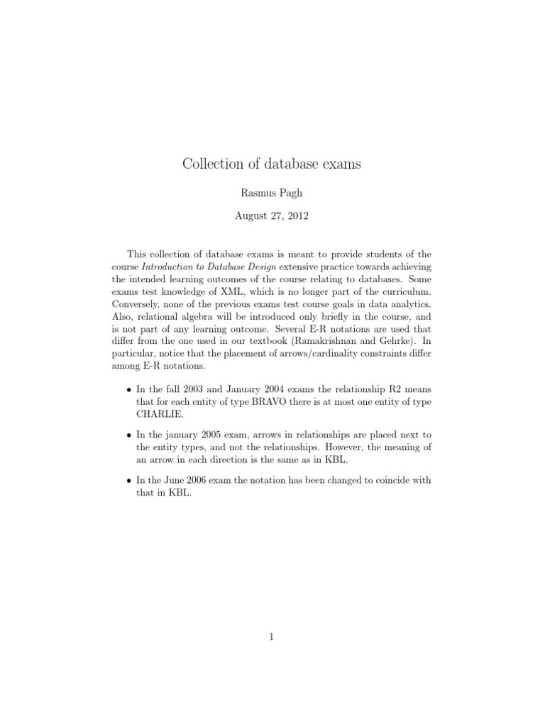 All Exams | PDF | Loans | Database Index