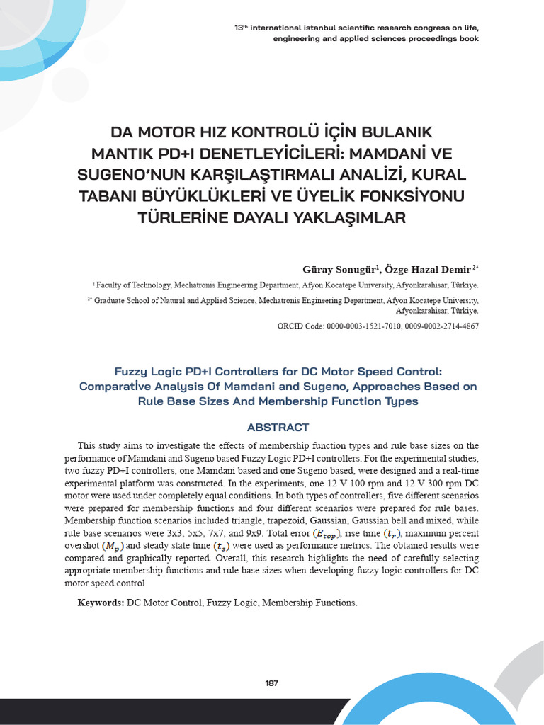 DA Motor BMK Denetleyici Mam-Sug | PDF