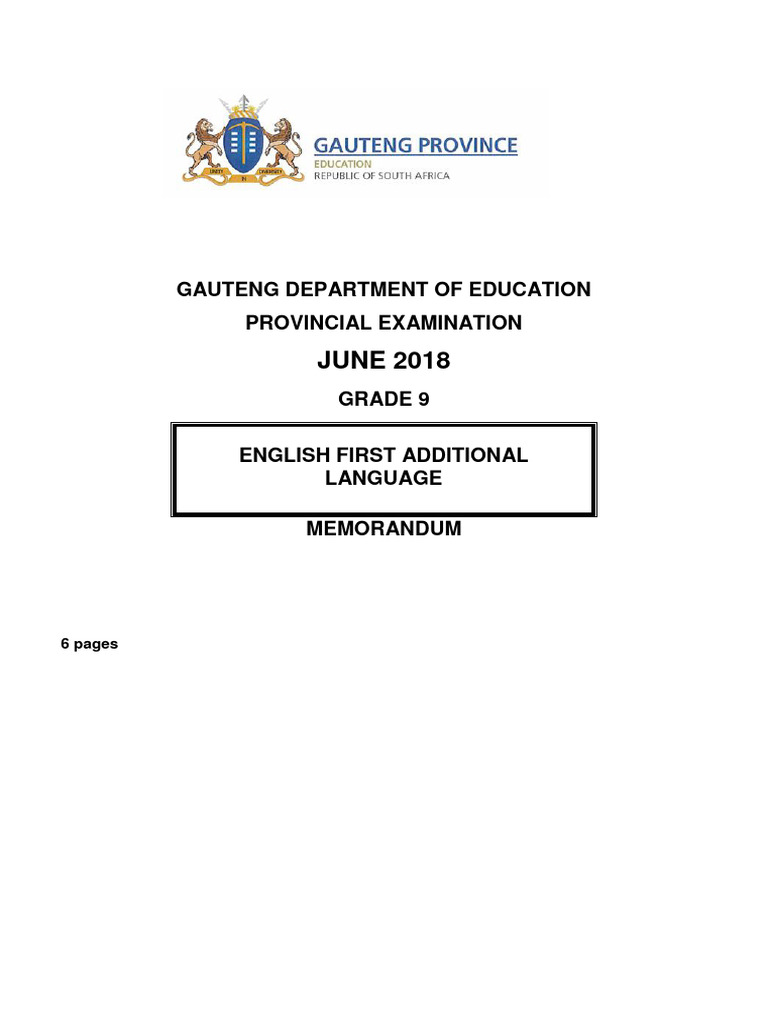 Grade 9 English Exam Answer Key | PDF | Linguistics | Human Communication
