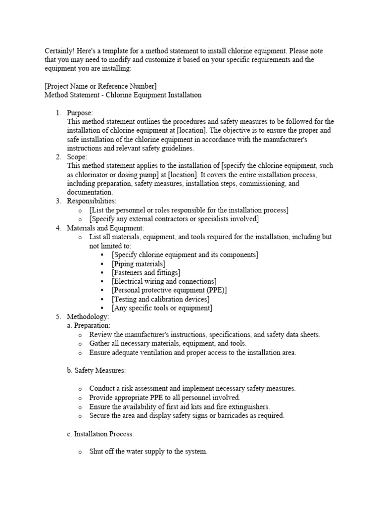 M.O.S. Chlorine Building | Download Free PDF | Plumbing | Valve