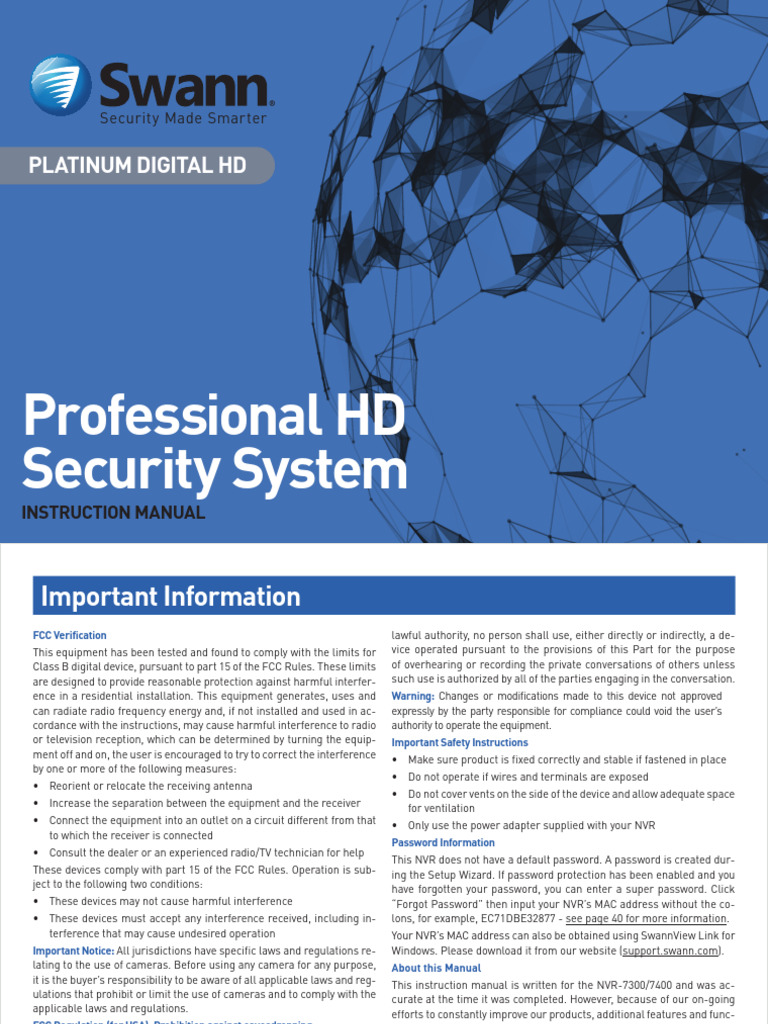 7400 Series 4 8 Channel Manual en | PDF | Exposure (Photography) | Camera