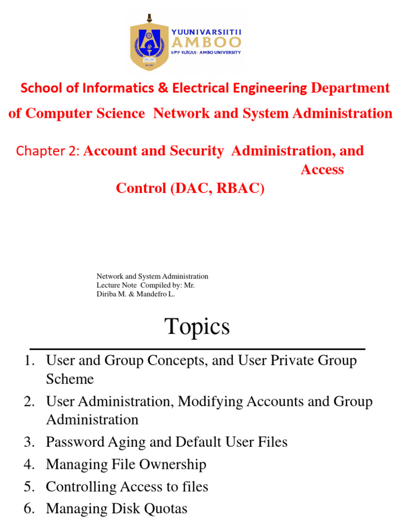 Chapter 2 | Download Free PDF | User (Computing) | Superuser