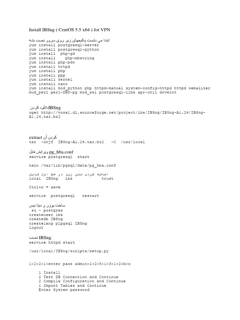 IBSng | PDF | Integer (Computer Science) | Radius
