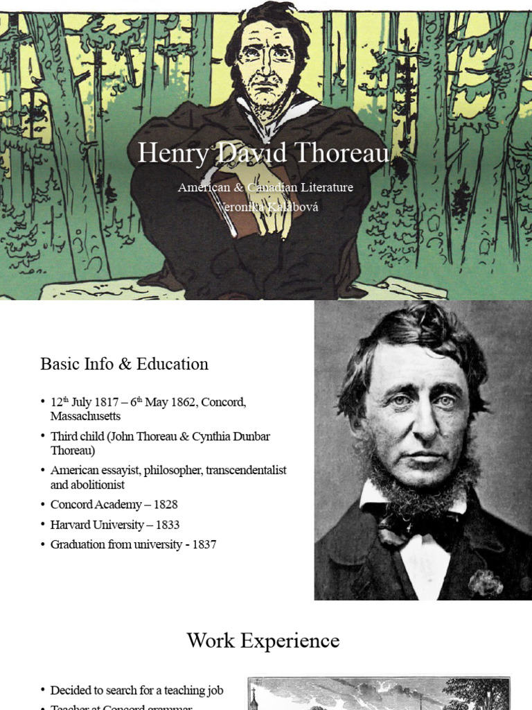 Henry David Thoreau | PDF | Henry David Thoreau | Transcendentalism