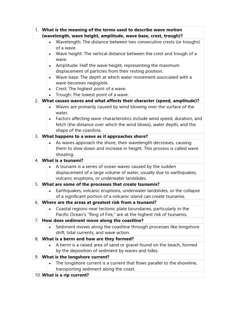 Coasts | Download Free PDF | Beach | Coast