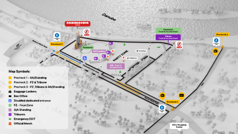 Rammstein Venue Map | PDF