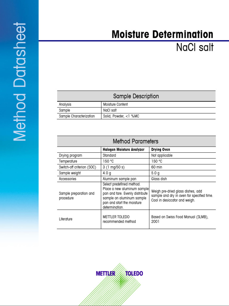 HM 150 NaCl Salt | PDF | Sodium Chloride | Materials
