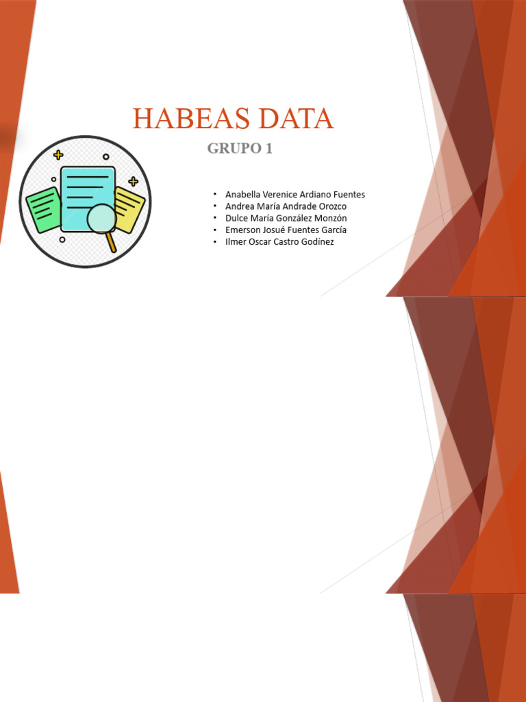 Habeas Data | PDF | Justicia | Crimen y violencia