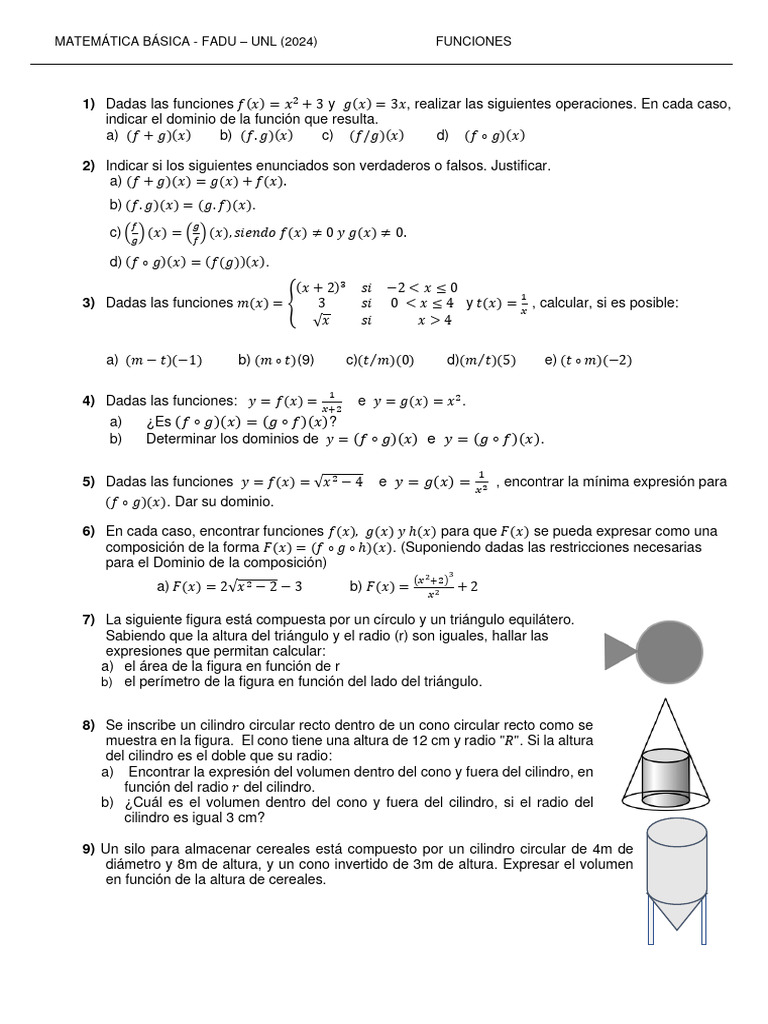 TP Funciones | PDF | Triángulo | Geometría