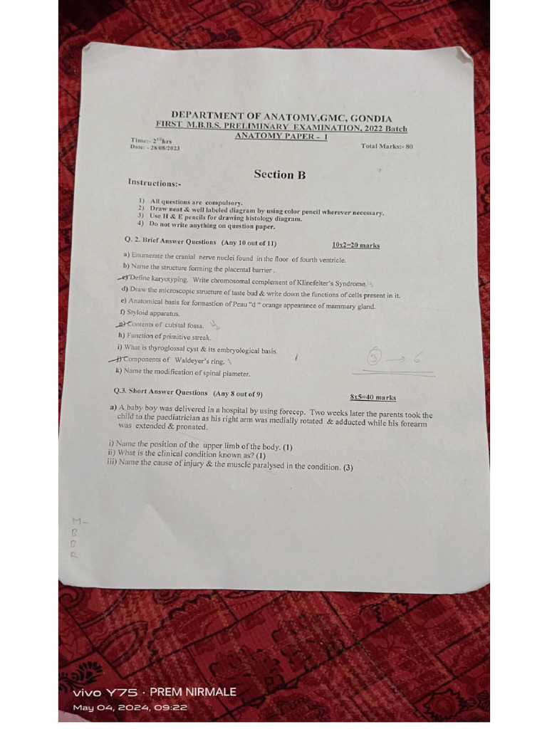 preliminary exam 22 batch | PDF