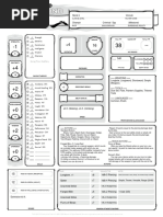 MPMB's Character Record Sheet (v13.1.14) (Printer Friendly - Redesign) | PDF | Dungeons & Dragons