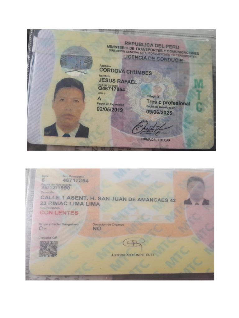 Licencia A Iiic Jesus Cordova | PDF