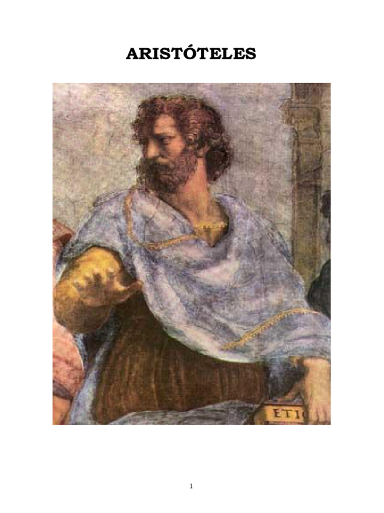 Vida y Filosofía de Aristóteles | PDF | Existencia | Aristóteles