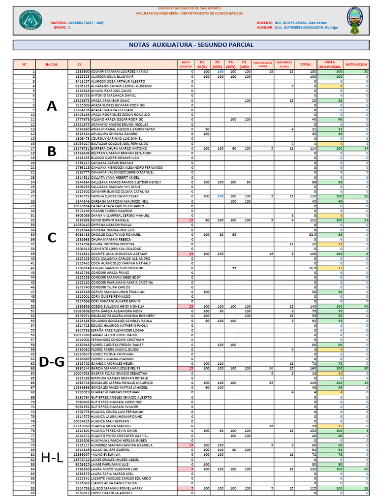 (MAT 100) GC-2doPAuxCorreg | PDF