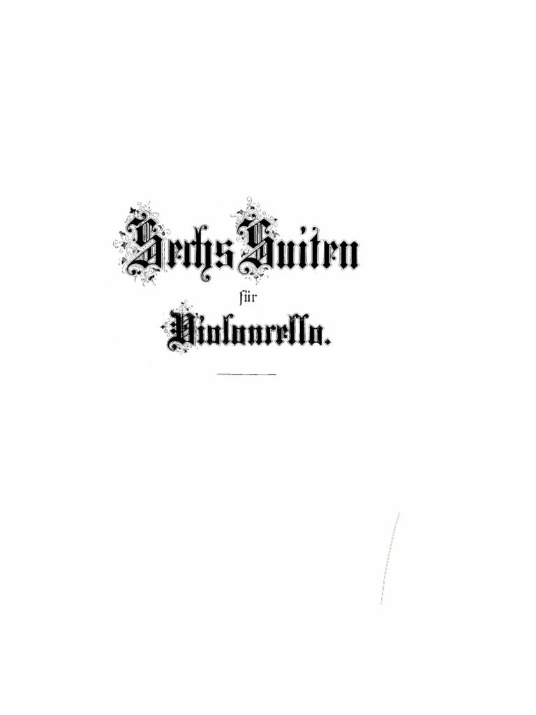Bach Cello Suite No. 1 in G Major, BWV 1007 - Download Free Sheet Music ...