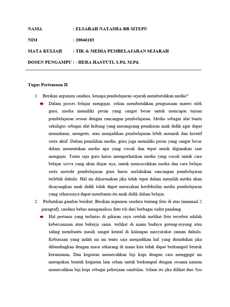Elsarah Natasha (UNIMED) Tugas MGG 2 | PDF