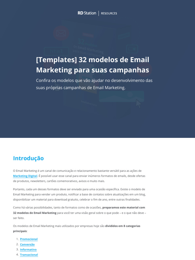 32 Modelos de Email Marketing Eficazes | PDF | Marketing | E-commerce