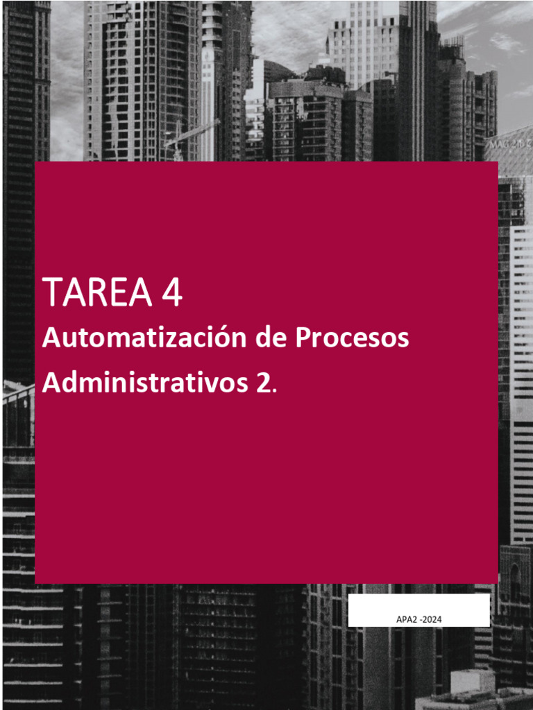 Tarea 4: Gestión Documental en APA2 | PDF | Gestión de registros | Informática