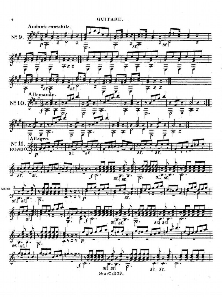 Rondo No. 11 - Diabelli (Violão) | PDF